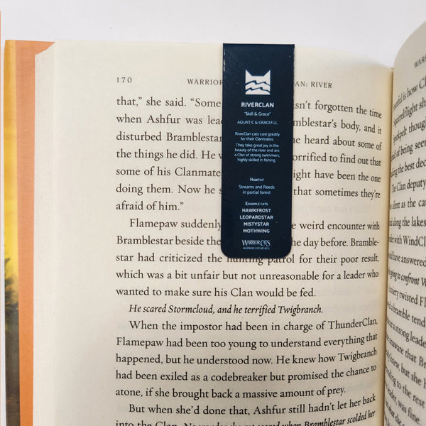 RiverClan Epic Poster Magnetic Bookmark | Official Warrior Cats Store