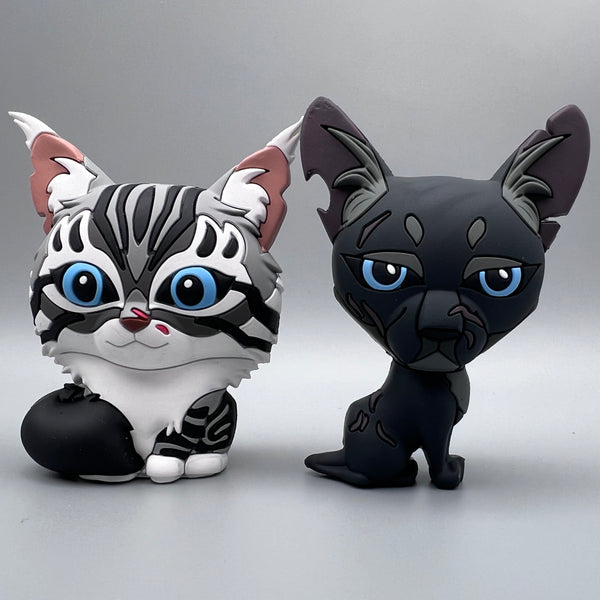 Crowfeather and Feathertail - Mini Collector Figures (The NEW Prophecy ...