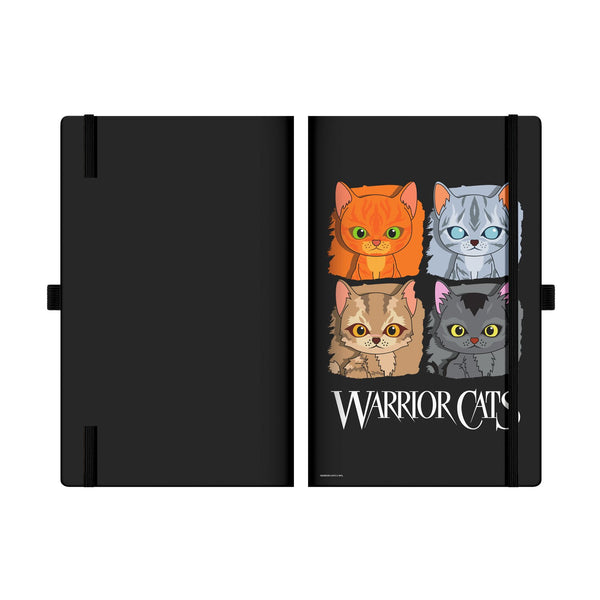 Warrior Cats - Four Cats - A5 Notebook - Warriors Cats Store - USA